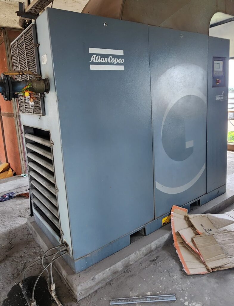 2018 Year Atlas Copco Model GA 75+FF 100HP Screw Air Compressor For ...